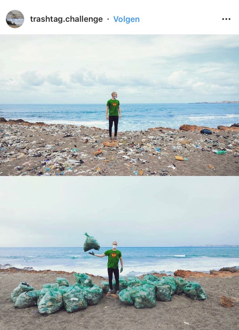 Trashtag Challenge, een challenge waar de wereld mooier van wordt